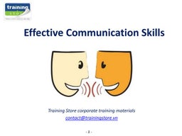 Effective communication-presentation | PPT