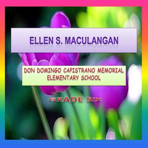 Presentation ellen s. maculangan | PPT