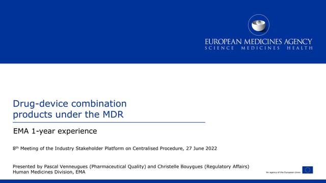 Marketing Authorization Procedure in European Union | PPTX ...
