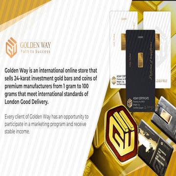 Golden Way Matrix Business Presentation | PDF