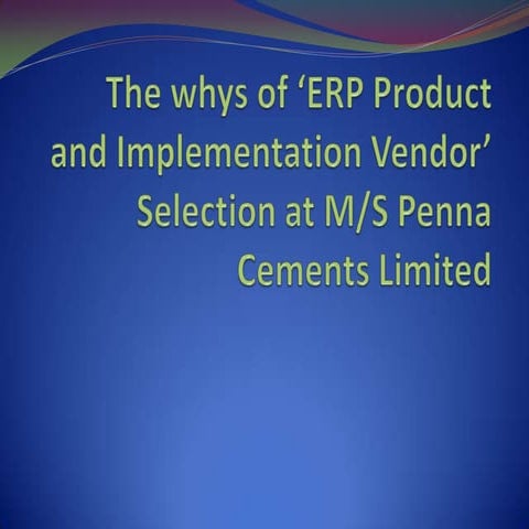 Presentation erp - copy | PPTX | Business | Business and Finance
