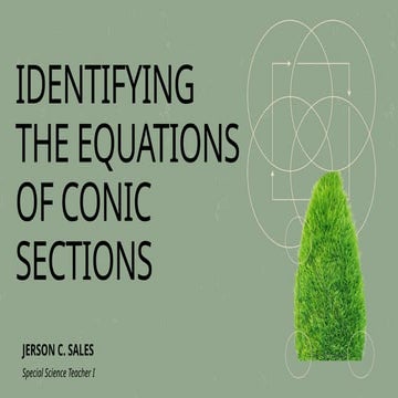 Applications of conic sections3 | PPTX