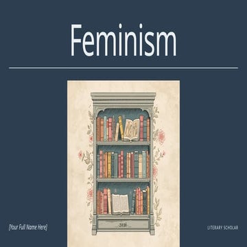 Feminism literary approach /criticism .pptx