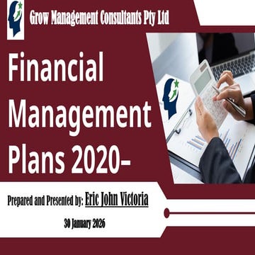 Presentation -Financial Management Plans 2020–2021.pptx