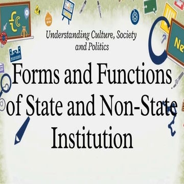Difference State Actors and Non state Actors | PDF