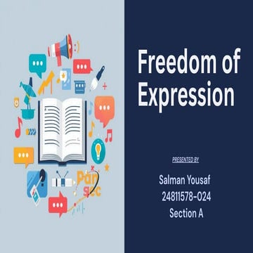 Presentation - Freedom of Expression (students) | PDF