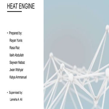 Presentation - heat engine | PPTX