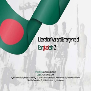 Liberation War Of Bangladesh Presentation-GED-102.pptx