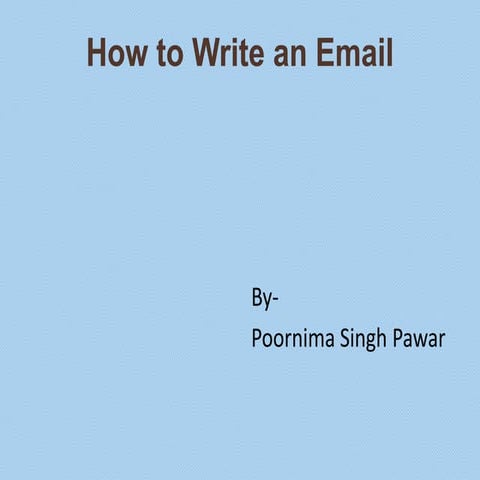 Presentation how-to-write-an-email-toolbox2 | PPT