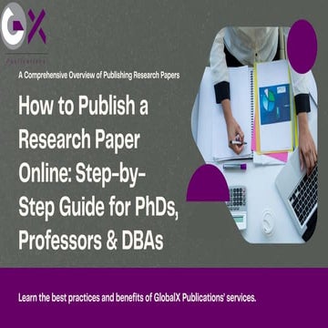 How to Publish a Research Paper Online Step-by-Step Guide for PhDs ...