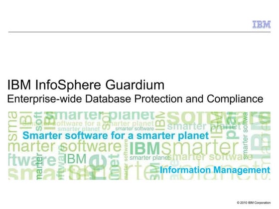 Ibm security guardium | PDF