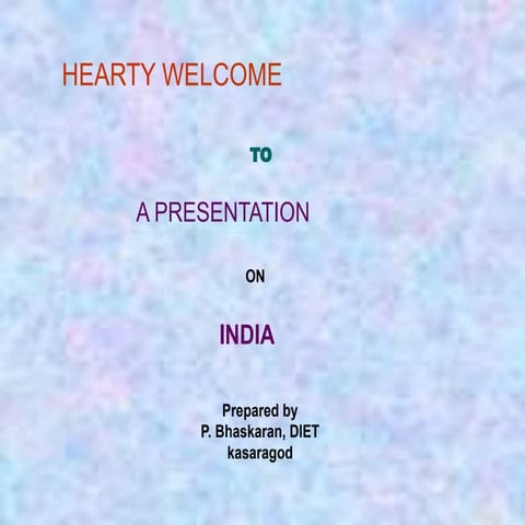 Presentation -INDIA.ppt.pdf for India country | PDF