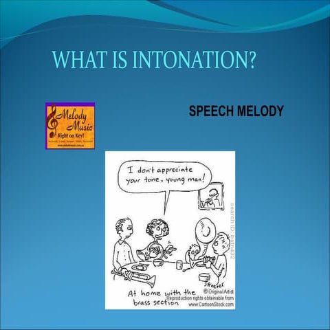 Presentation intonation | PPT