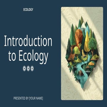 Presentation - Introduction to Ecology.pptx