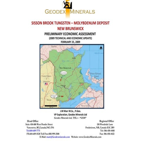 Geodex Report March 1 2009 | PPT