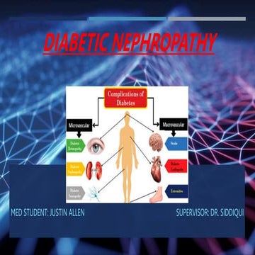 Dm nephro pathy | PPTX