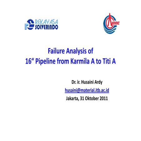 Presentation-Karmila for 16 inch pipeline from karmila A to Titi A.pdf