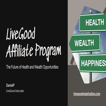 Earn from Home, Promote Wellness, Get Paid Weekly – Discover LiveGood ...