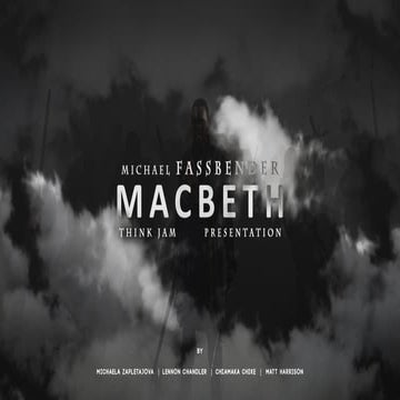 Michael Fassbender Macbeth Movie Social Media Campaign Concept | PPT