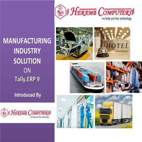erp solution for manufacturing industry | PPT