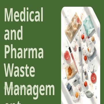 Presentation - Medical and Pharma Waste Management.pptx