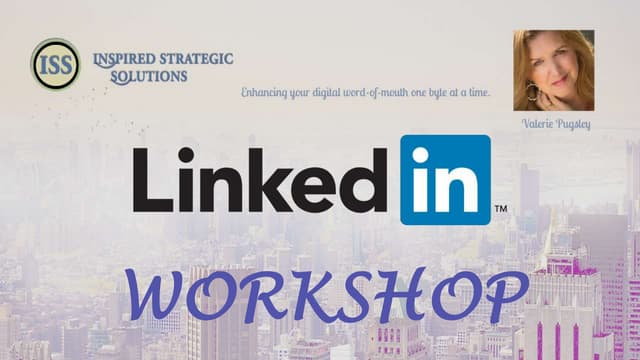 Linkedin Workshop Ppt