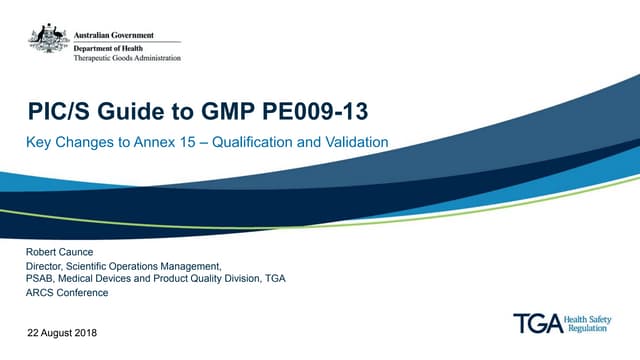 GMP EU annex 1 | PDF