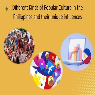Understanding Culture and Popular Culture in the Philippines | PPTX