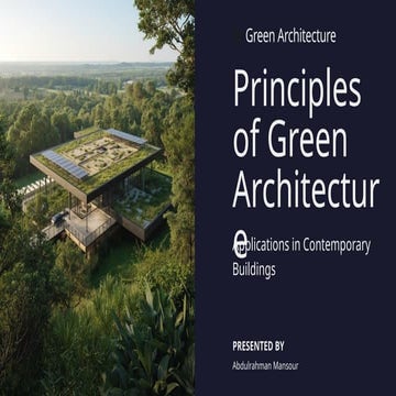 Presentation - Principles of Green Architecture.pptx