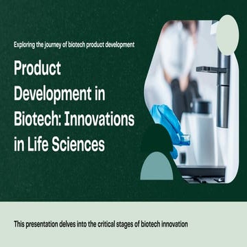 Martin Holguin on Product Development in Biotech: Innovations in Life ...