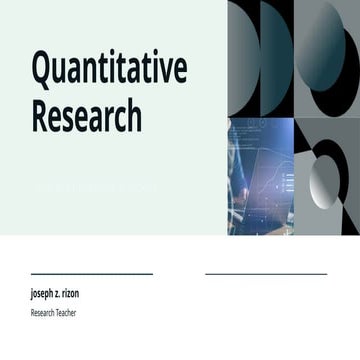 Presentation - Quantitative Research.pptx