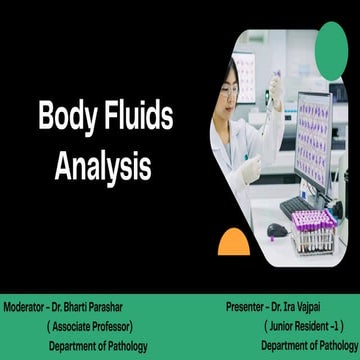 Presentation - Routine Examination of Body Fluids An Overview.pdf.pdf