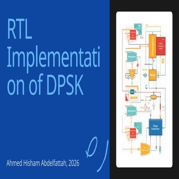 Comprehensive RTL Implementation of Differential Phase Shift Keying ...
