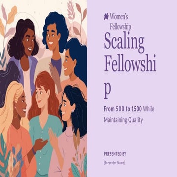 Presentation - Scaling Fellowship.pptx Decent | PPTX