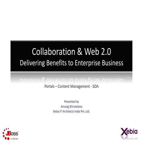 Collaboration & Web 2.0 - Delivering Benefits to Enterprise Business | PPTX
