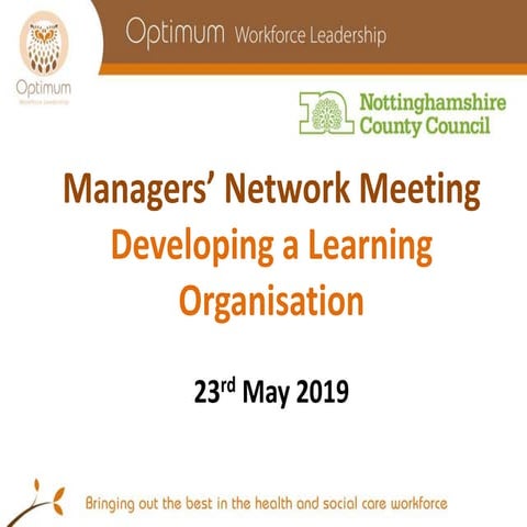 Presentation Slides Developing A Learning Organisation Upload 2 Pptx