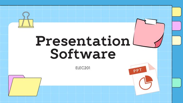 Lesson 4.1 PRESENTATION SOFTWARE.pptx