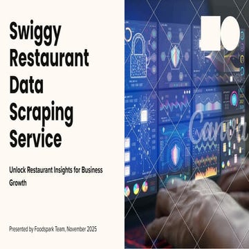 Swiggy Restaurant Data Scraping - Scrape Restaurant Data | PDF