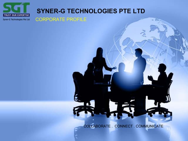 SYNER-G TECHNOLOGIES PTE LTD | PDF