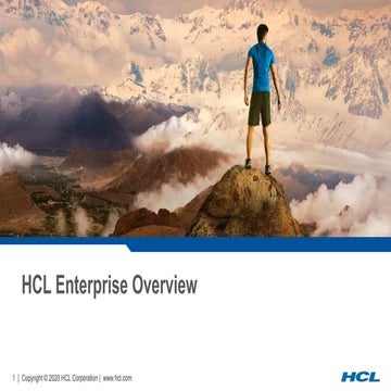 HCL Technology PPT( overview) | PPTX