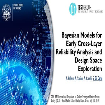 Bayesian models for early cross-layer reliability analysis and design space exploration | PPT
