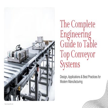 The Complete Engineering Guide to Conveyor Systems | PDF