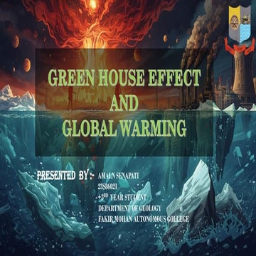 Understanding the Greenhouse Effect and Global Warming: Causes, Impacts ...