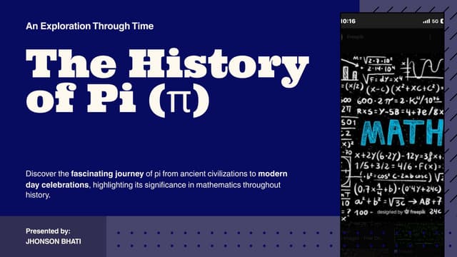 Story of pi | PPT