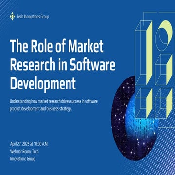 The Role of Market Research in Successful Software Product Development | PDF
