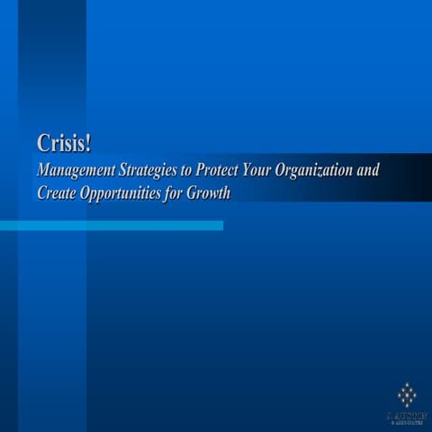 Crisis Communication & Implication for Organization | PPTX