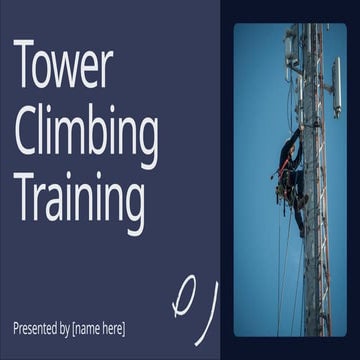 Presentation - Tower Climbing Training.pptx