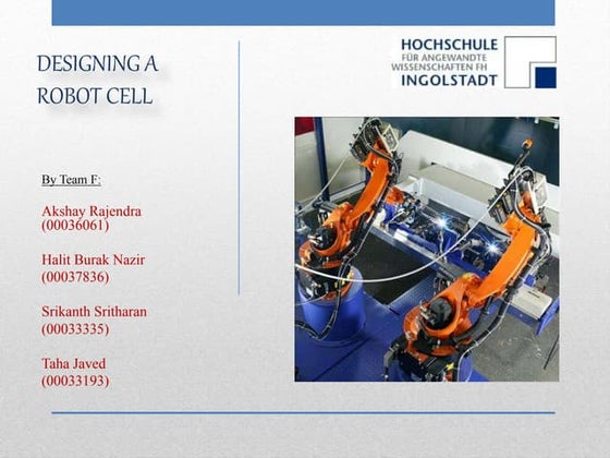 Robot work cell layout | PPT