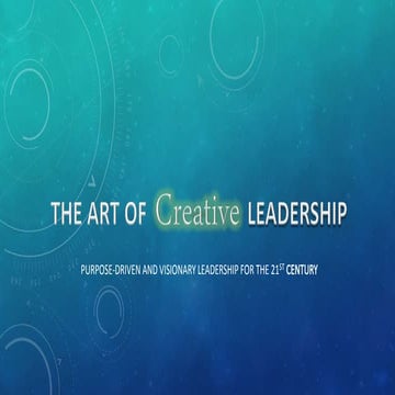 Creative Leadership and Women Empowerment Presentation, 2016 | PPT