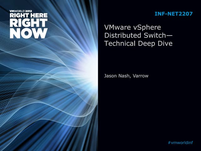Presentation V Mware V Sphere Distributed Switch—technical Deep Dive Ppt